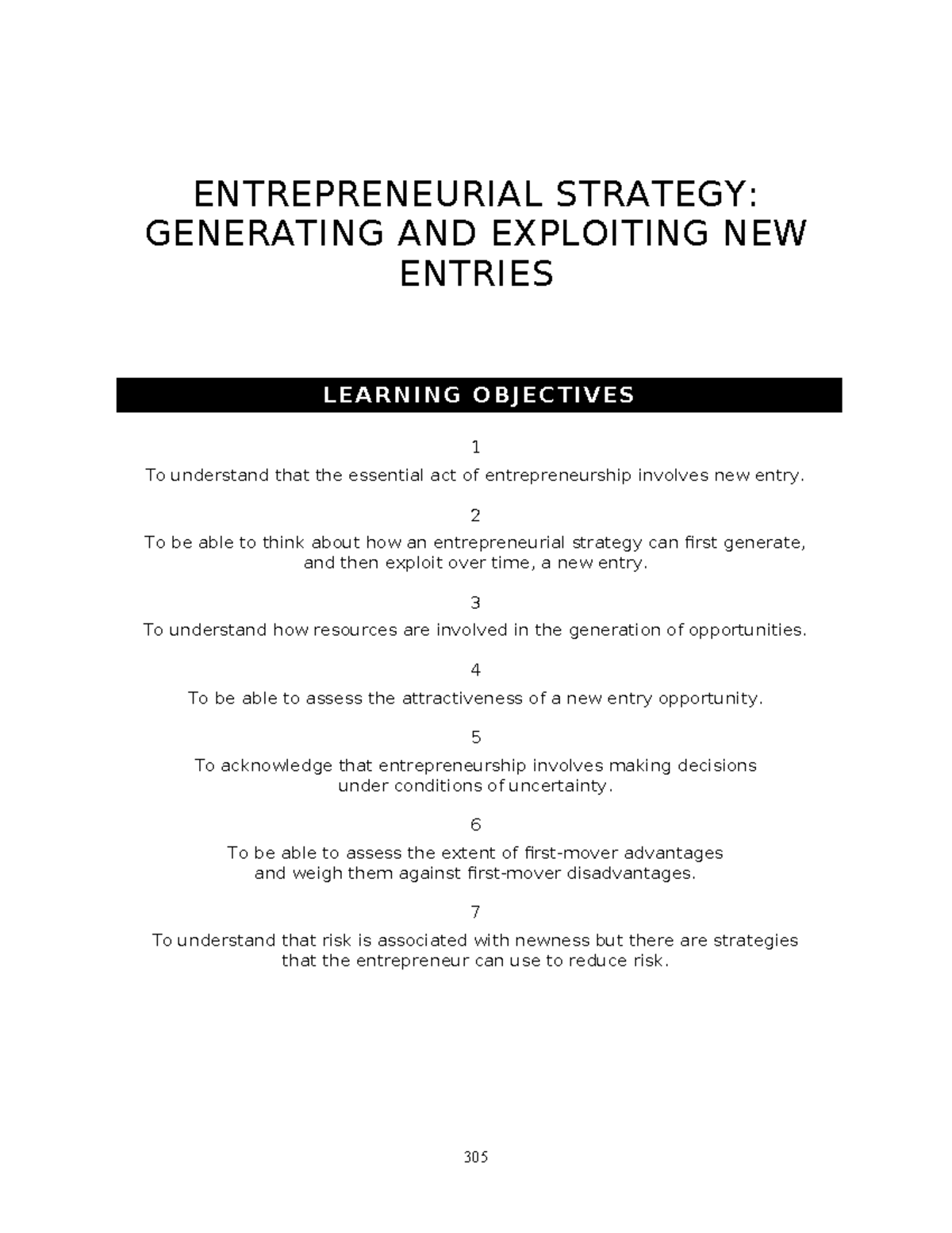 Entrepreneurial Strategy Generating and - ENTREPRENEURIAL STRATEGY ...