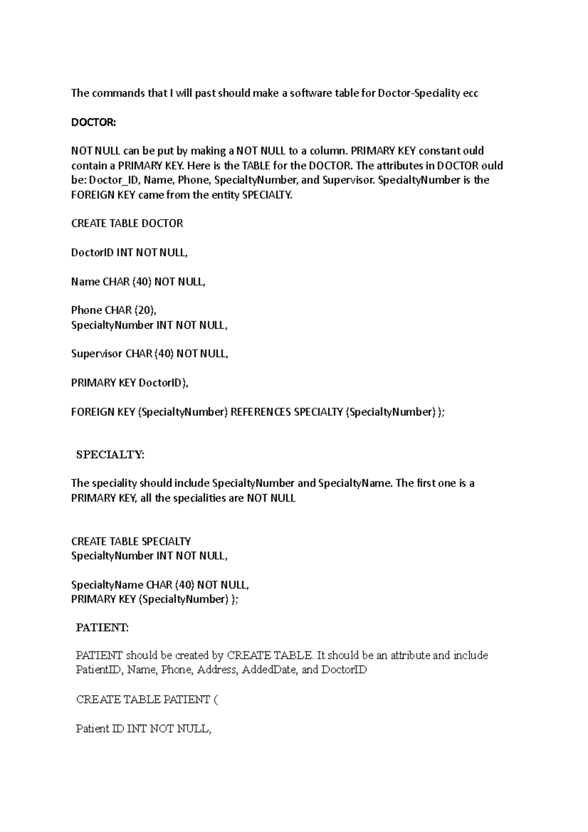 University Of The People Computer System Assignment Unit 5 The Commands That I Will Past