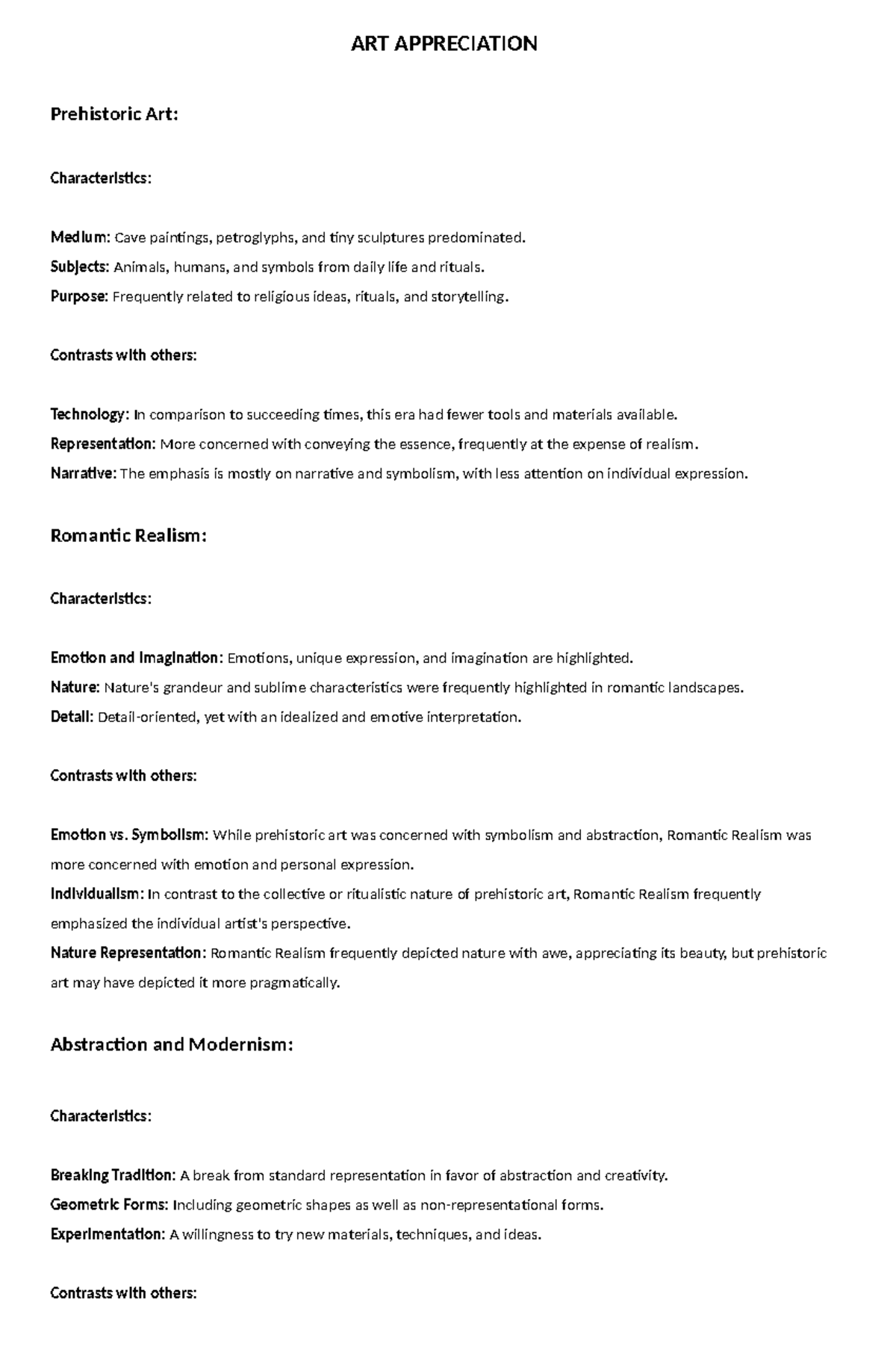 05 e LMS Activity 4 (Final) - ART APPRECIATION Prehistoric Art ...