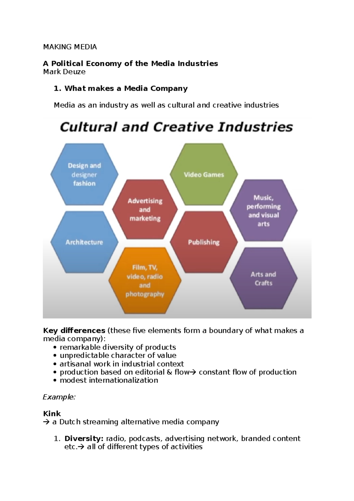 Making Media - MAKING MEDIA A Political Economy of the Media Industries ...