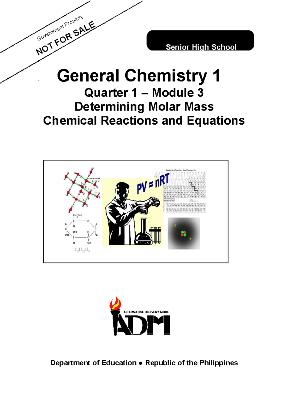 General Chemistry 1 Q1 Mod3-v2 - Government Property NOT FOR SALE NOT ...