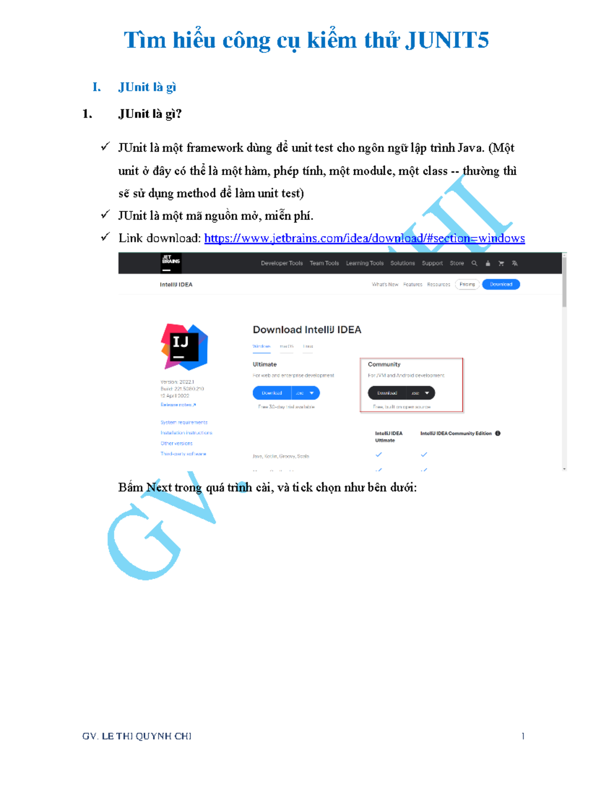 JUnit 5 Software Testing - Tìm hiểu công cụ kiểm thử JUNIT I. JUnit là ...