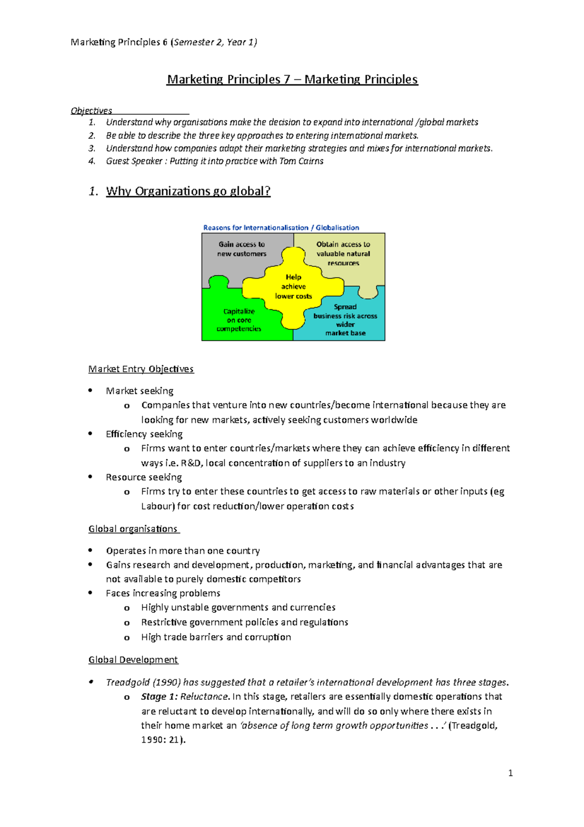 Marketing Principles 7 - International Marketing - Marketing Principles ...