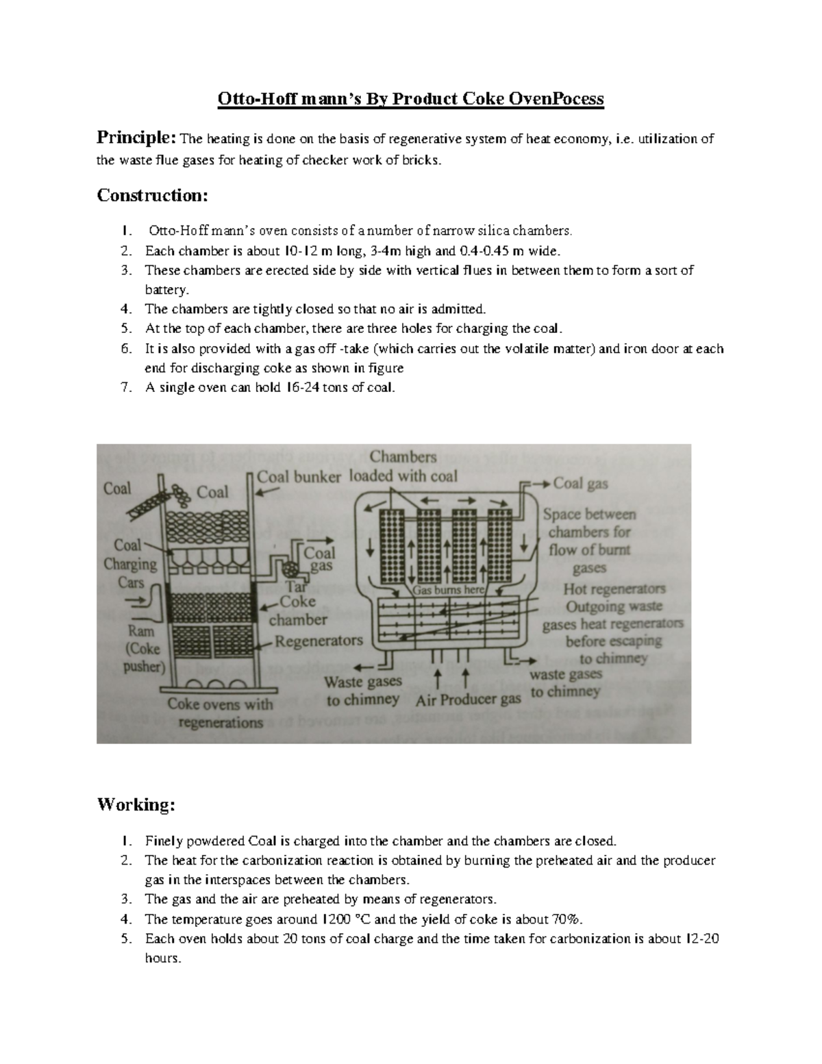Lecture 14 Ottohoffmann process-pdf (unit 2) - Otto-Hoff mann’s By ...