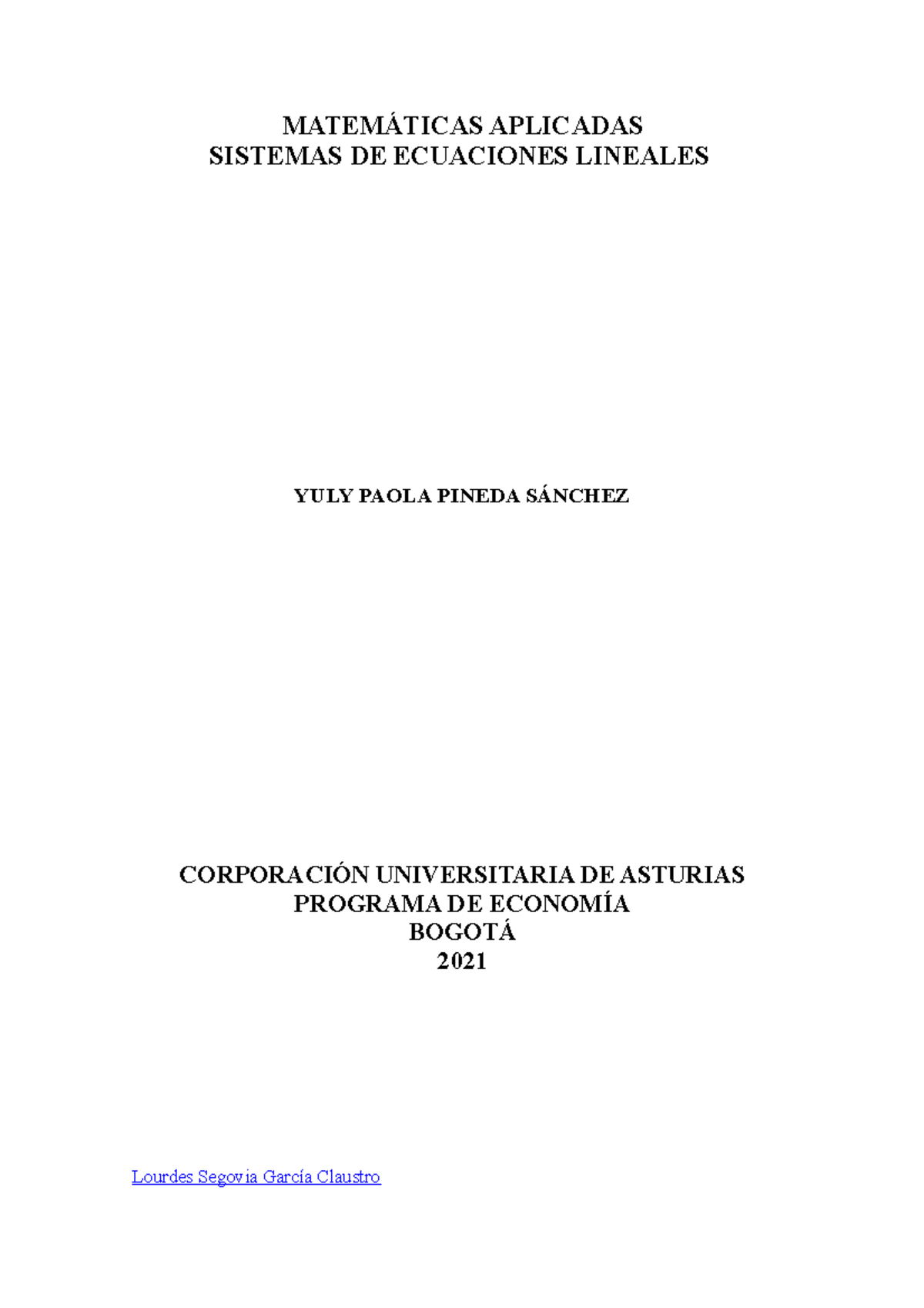 Método de Cramer - MATEMÁTICAS APLICADAS SISTEMAS DE ECUACIONES ...
