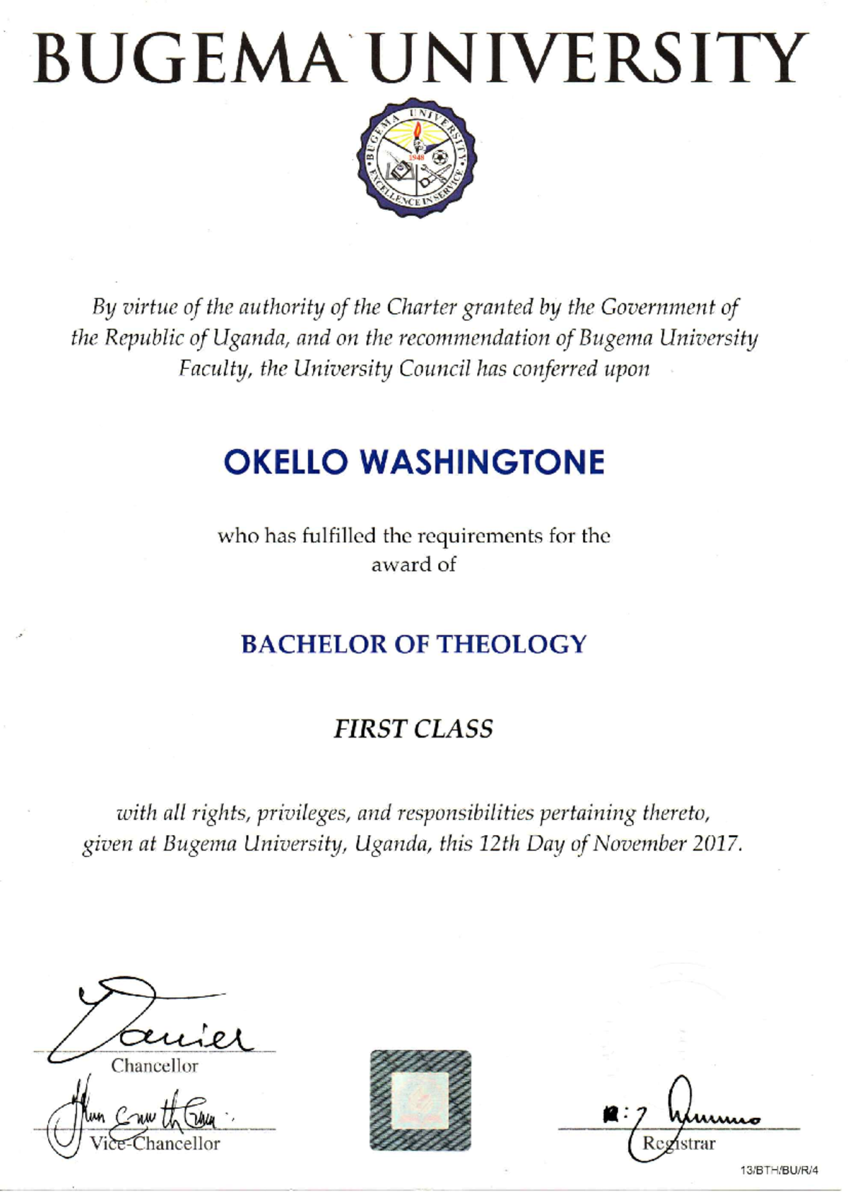 Degree Certificate - bachelor of education - Studocu