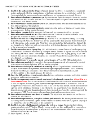 BIO 201 Study Guide FOR Skeletal System AND Joints - BIO 201 STUDY ...