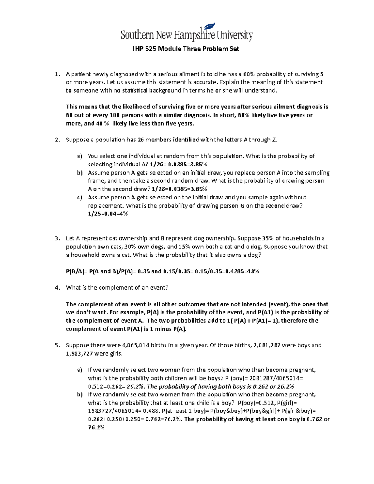 Ihp 525 Module Three Problem Set Documents Ihp 525 Module Three Problem Set A Patient Newly