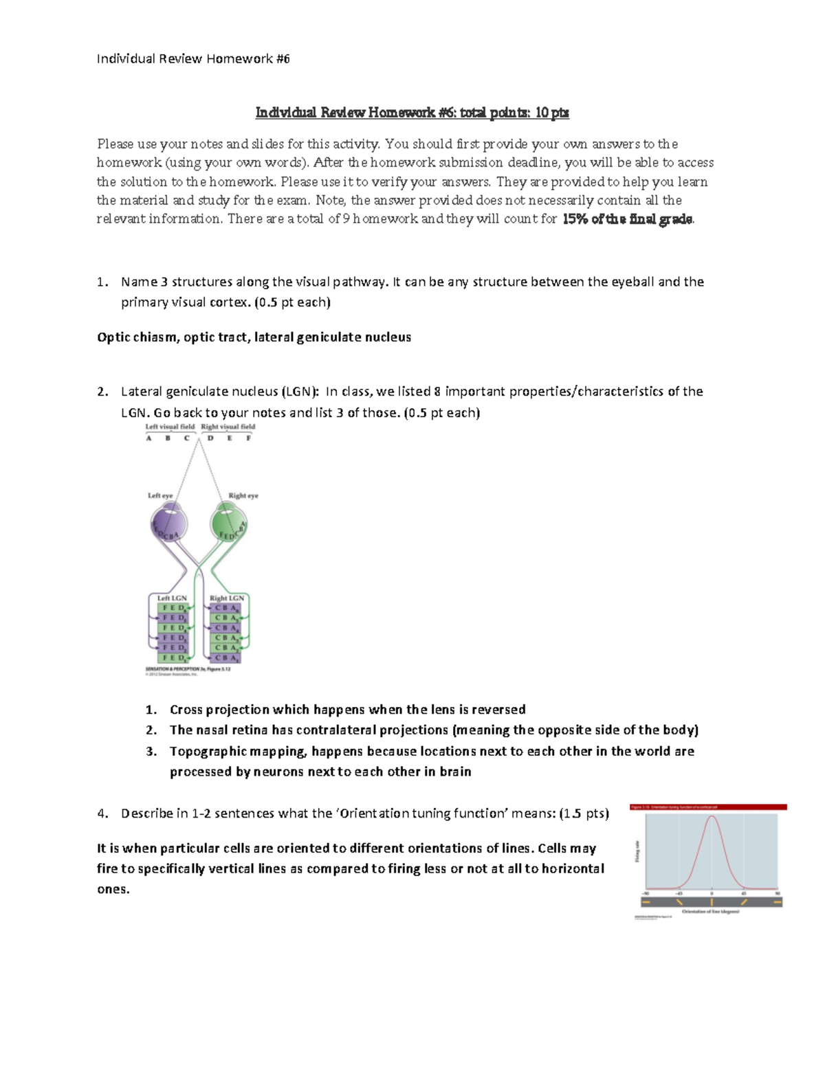 Individual Review Homework #6 for students - Individual Review Homework ...
