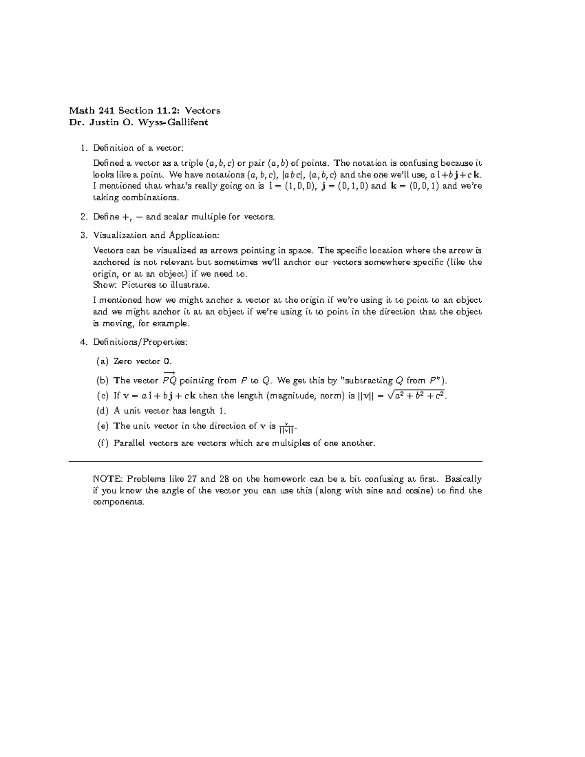 Ch11-2 - Justin Chapter 11 Section 2 Notes - Math 241 Section 11 ...