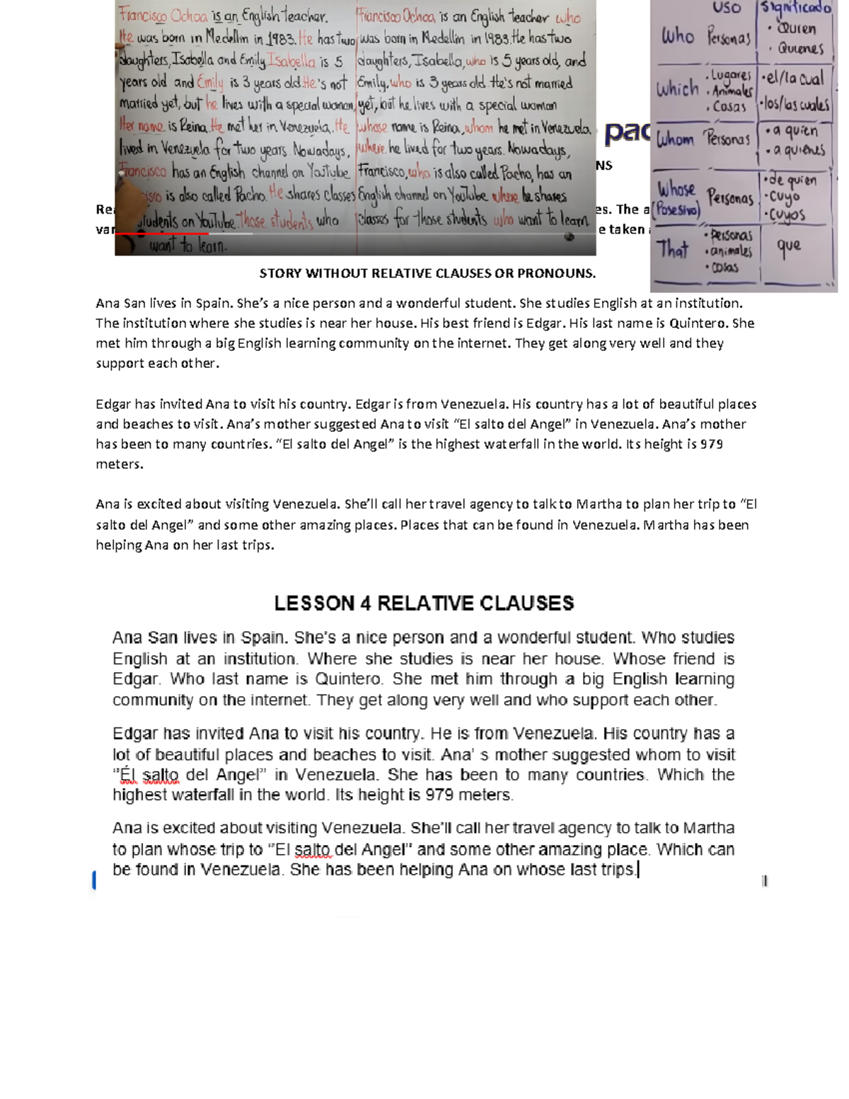 Lesson 4 - Relative Clauses and Relative Pronouns ( Ready) - 121 - Studocu