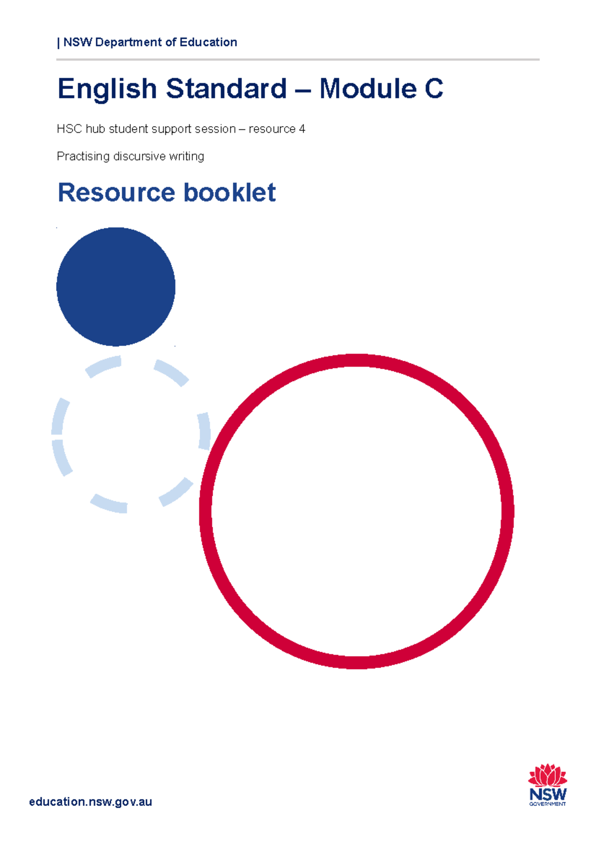 English standard module c practise writing discursively student ...