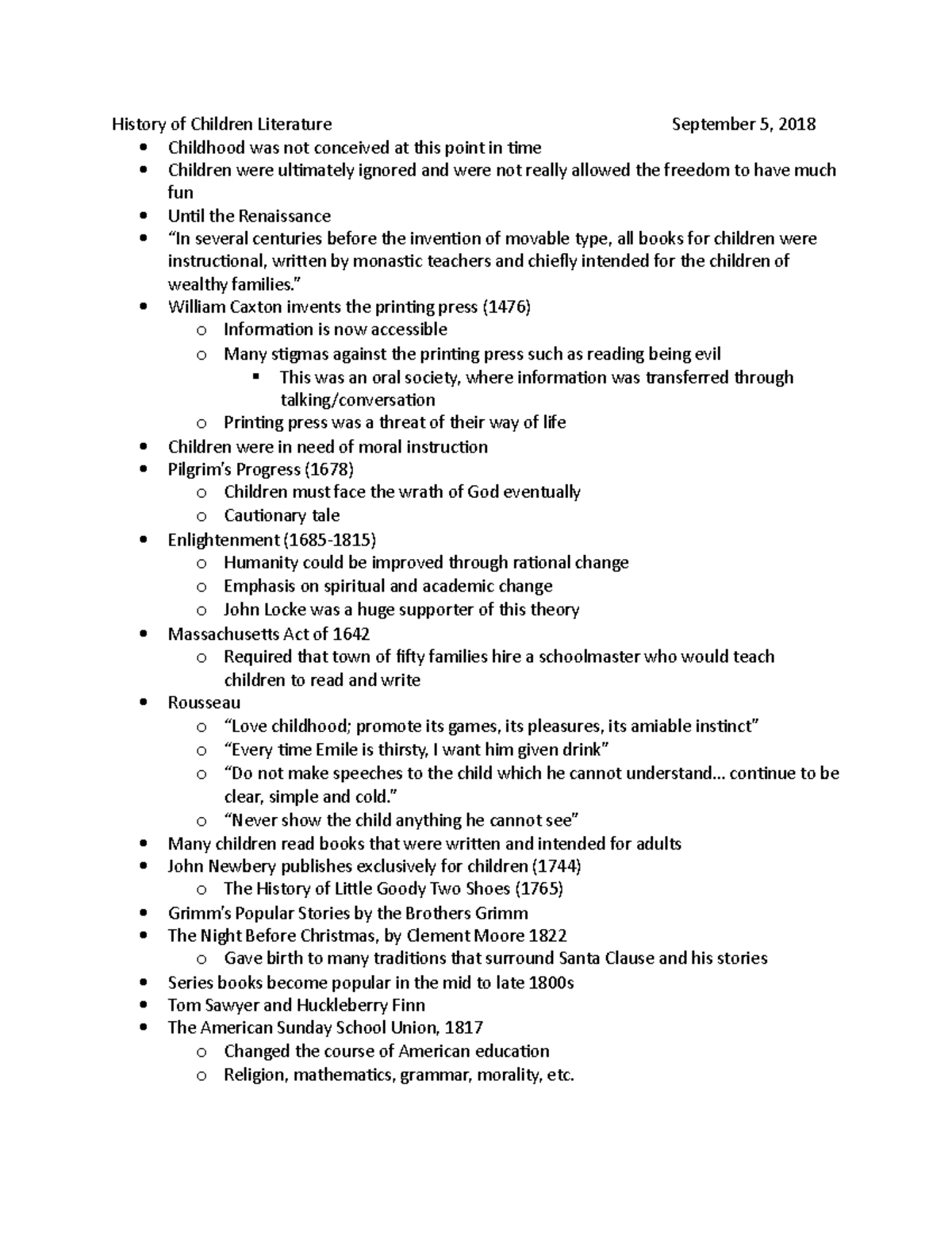 History of Children Literature 9 - History of Children Literature ...