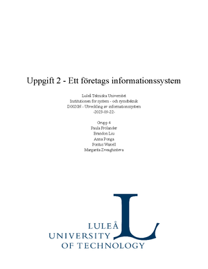 Systemteori - Systemteori Luleå Tekniska Universitet Institutionen för ...