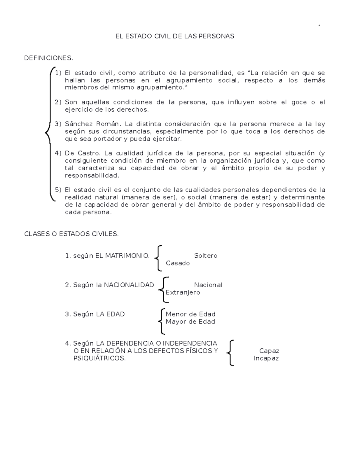 5) EL Estado Civil DE LAS Personas, DC I, Febrero 2021 - EL ESTADO ...