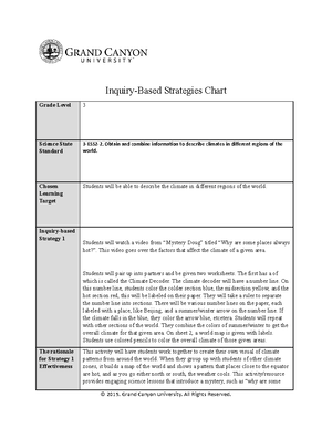 ELM 361 5E Instructional Model Template - 5E Instructional Model ...