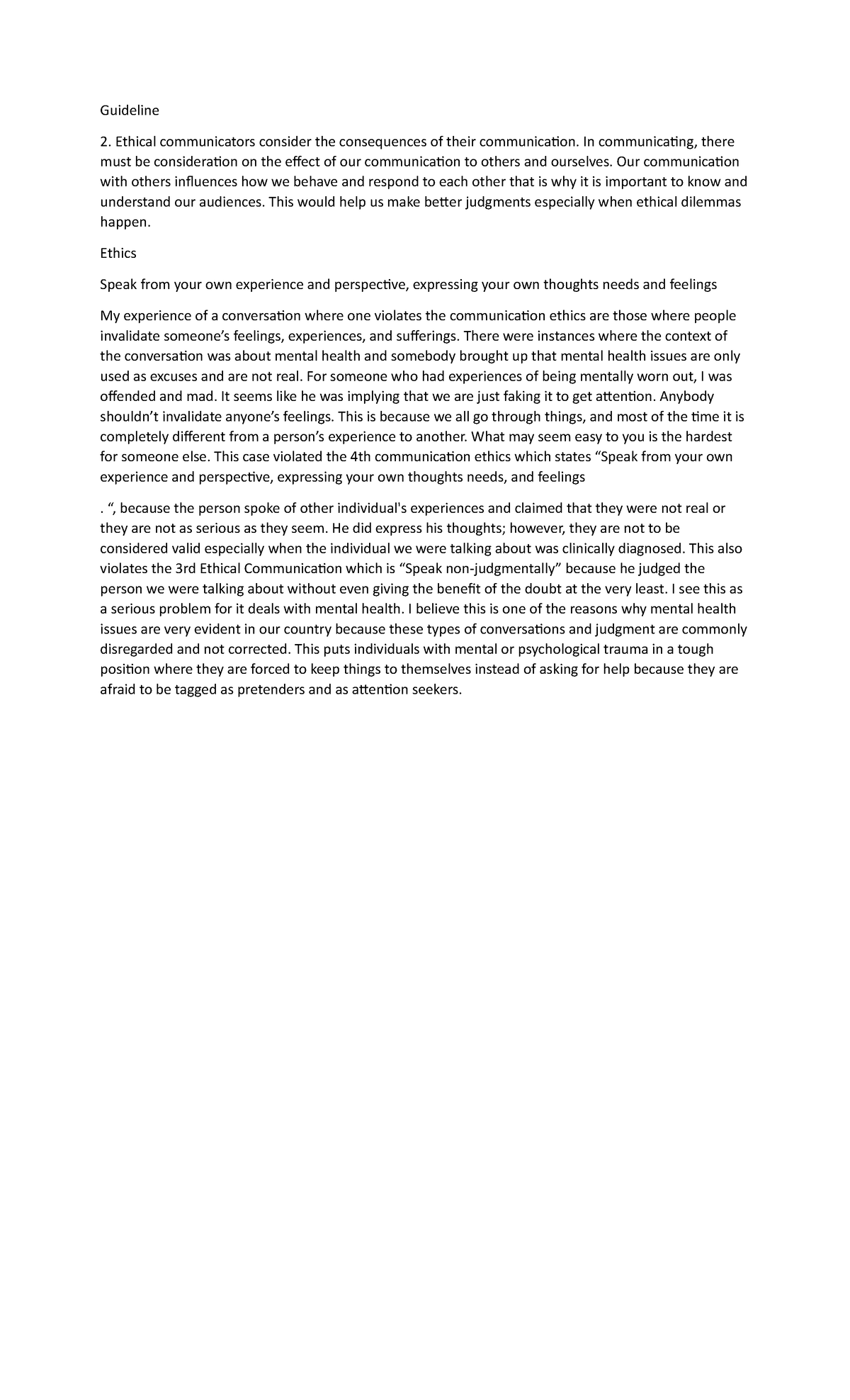 Scripts - Script for math essay - Guideline Ethical communicators ...