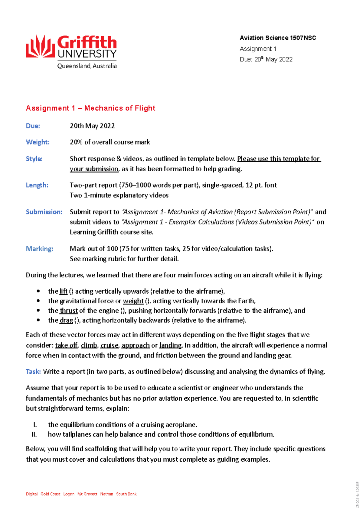 Assignment 1 2022 Release - Assignment 1 Due: 20th May 2022 Assignment ...