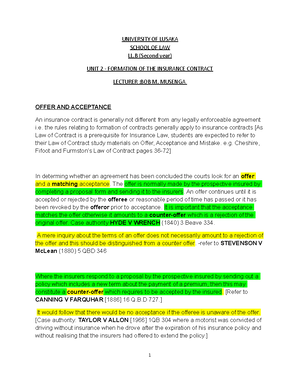 Chapter 8 - Proximate Cause - THE PRINCIPLES OF INSURANCE PROXIMATE ...