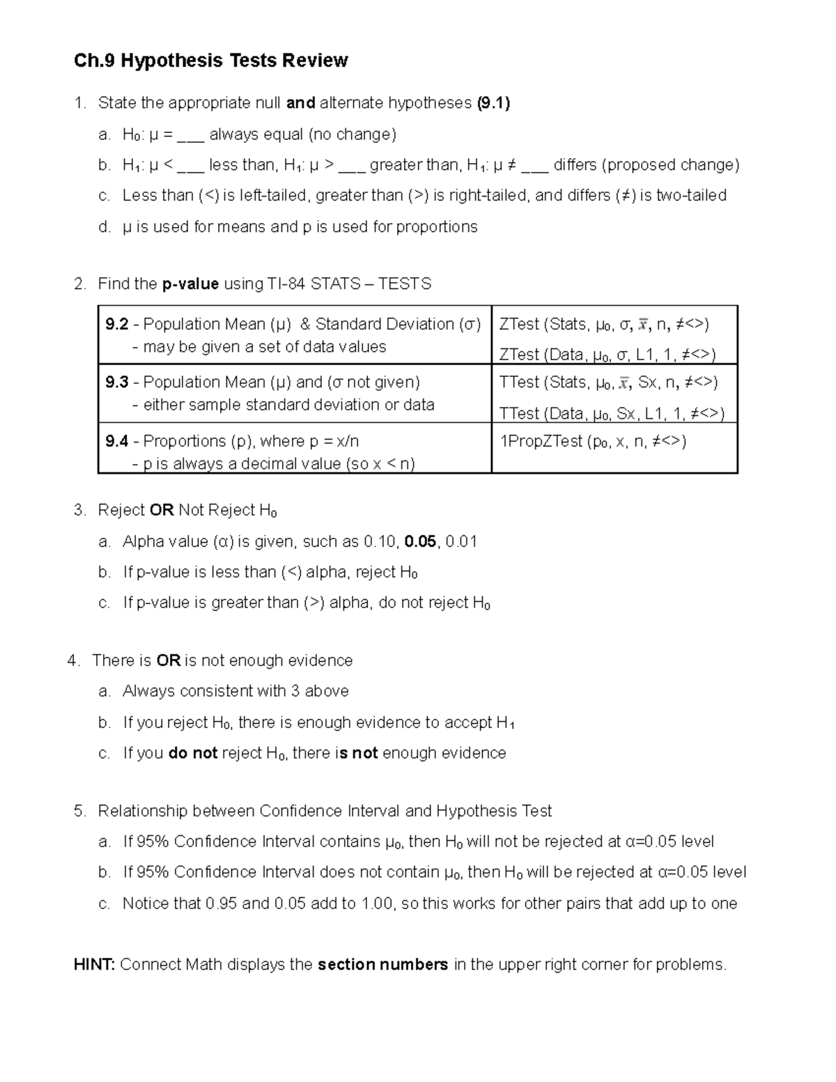 HT Review W22 - MTH 160 - WCC - Studocu