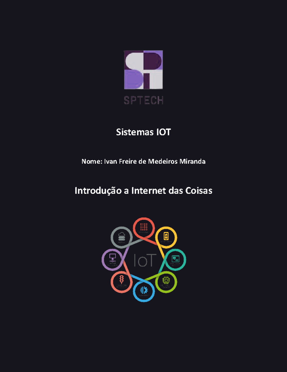 Introducao IOT - Documento com as informações de para Internet das ...