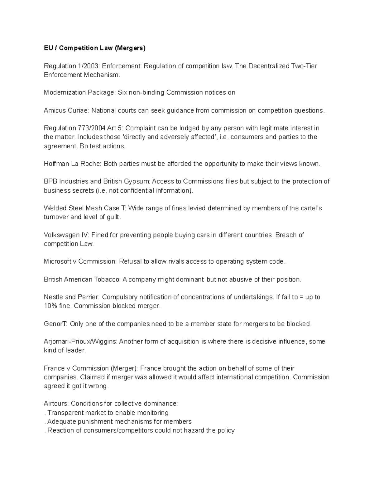 EU Competition Law Mergers EU Competition Law Mergers eu-competition-law-mergers-eu-competition-law-mergers