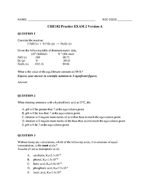 Gen Chem Excel Lab - Data Analysis: Using Excel to Graph Data Purpose ...