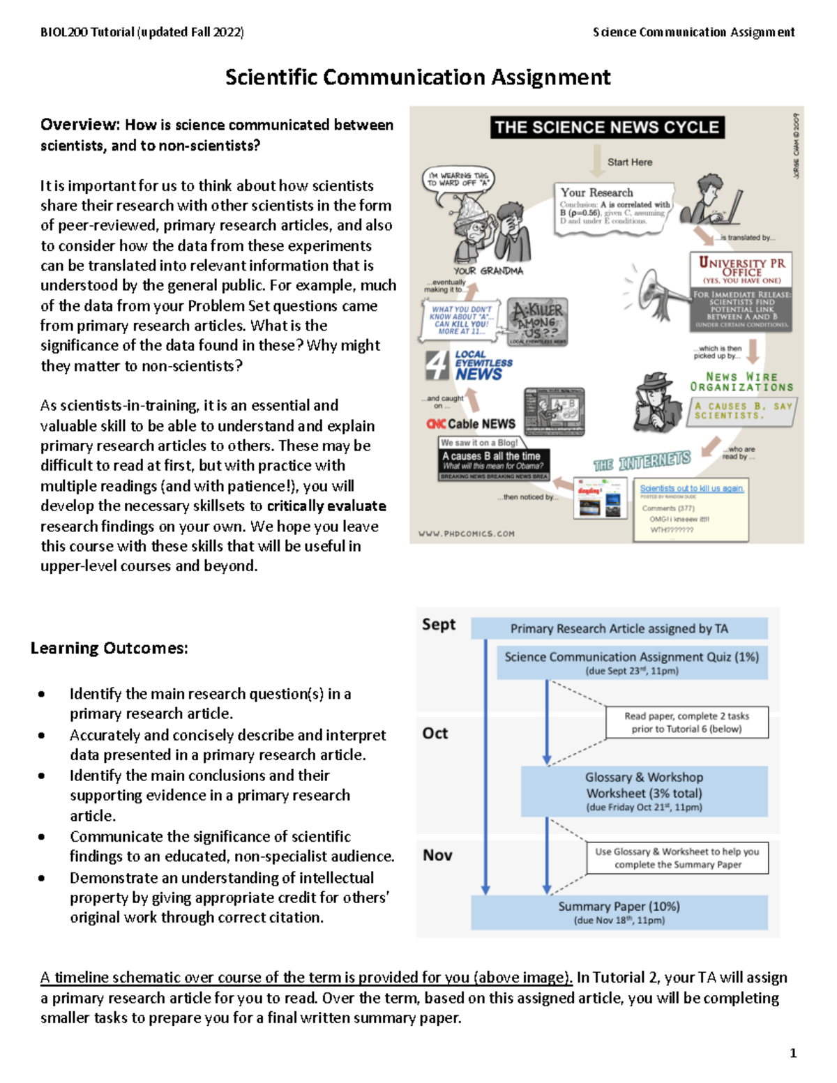 Science+Communication+Assignment+-+Fall2022 - Scientific Communication ...