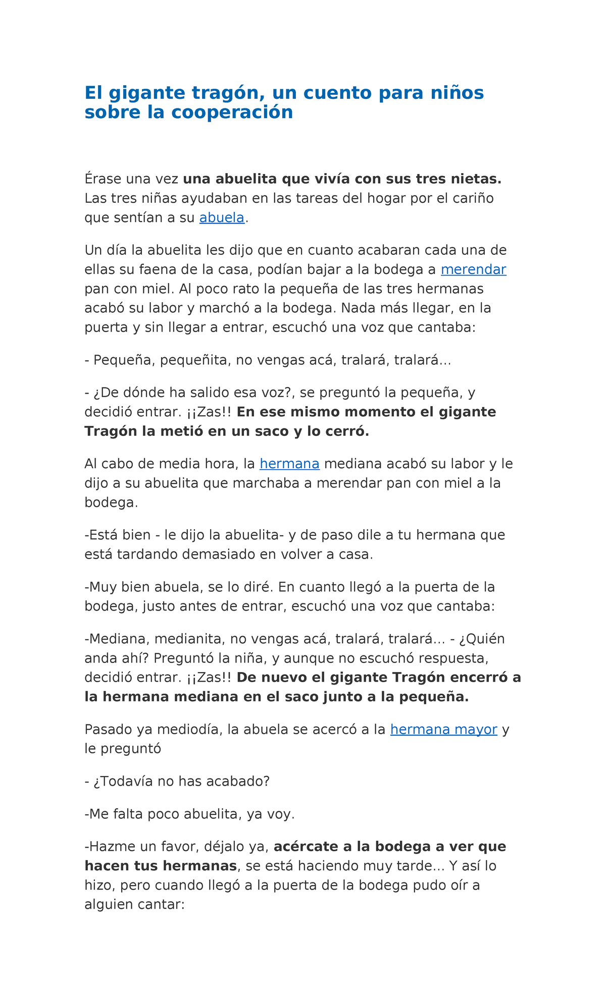 El gigante tragón 1 - vbhvbvnmj, - El gigante tragón, un cuento para ...