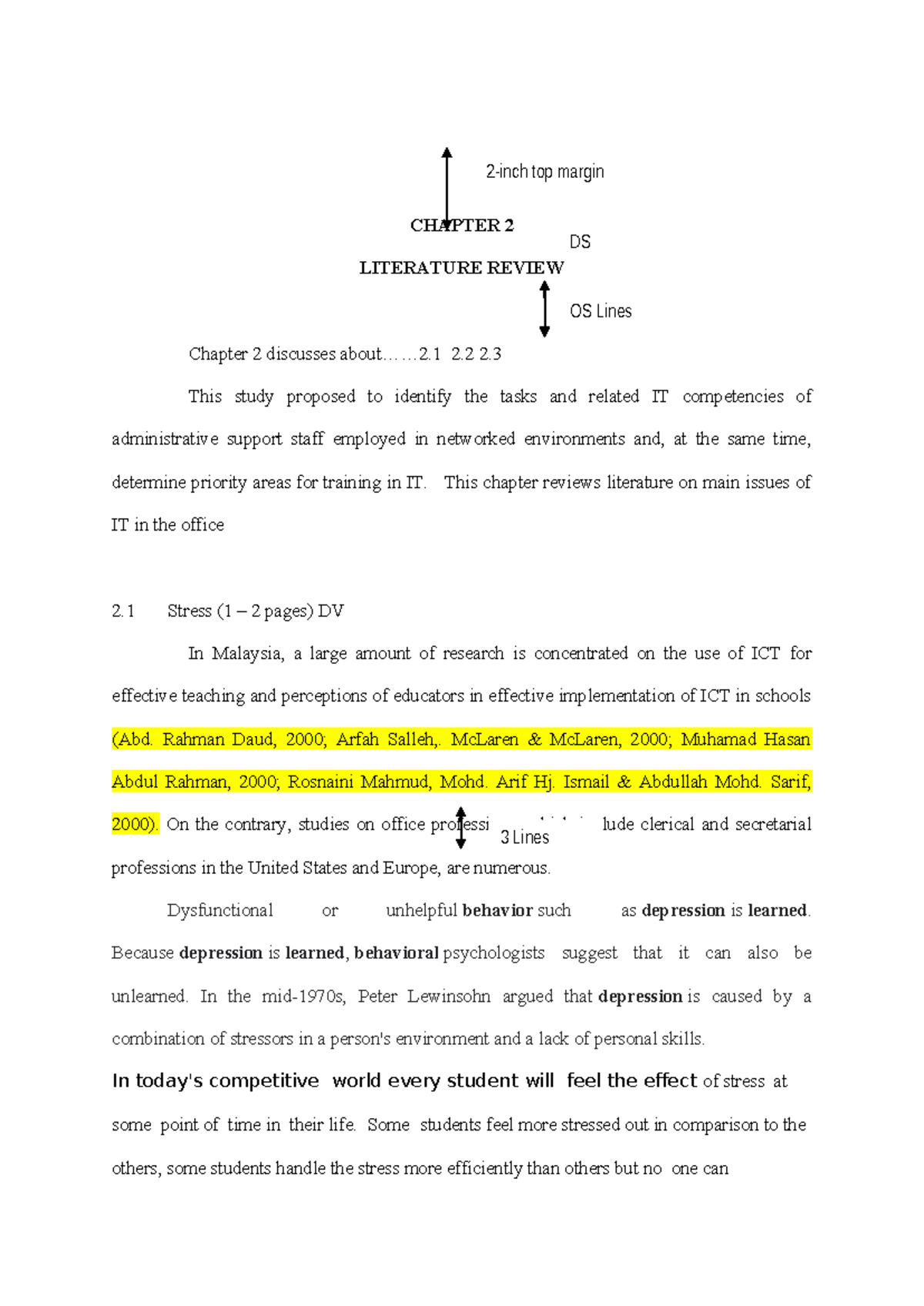 Chapter 2 Literature Review - CHAPTER 2 LITERATURE REVIEW Chapter 2 ...