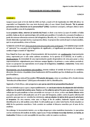 EL Esquema Lambda DE Lacan - EL ESQUEMA LAMBDA DE LACAN (1955) su fin ...