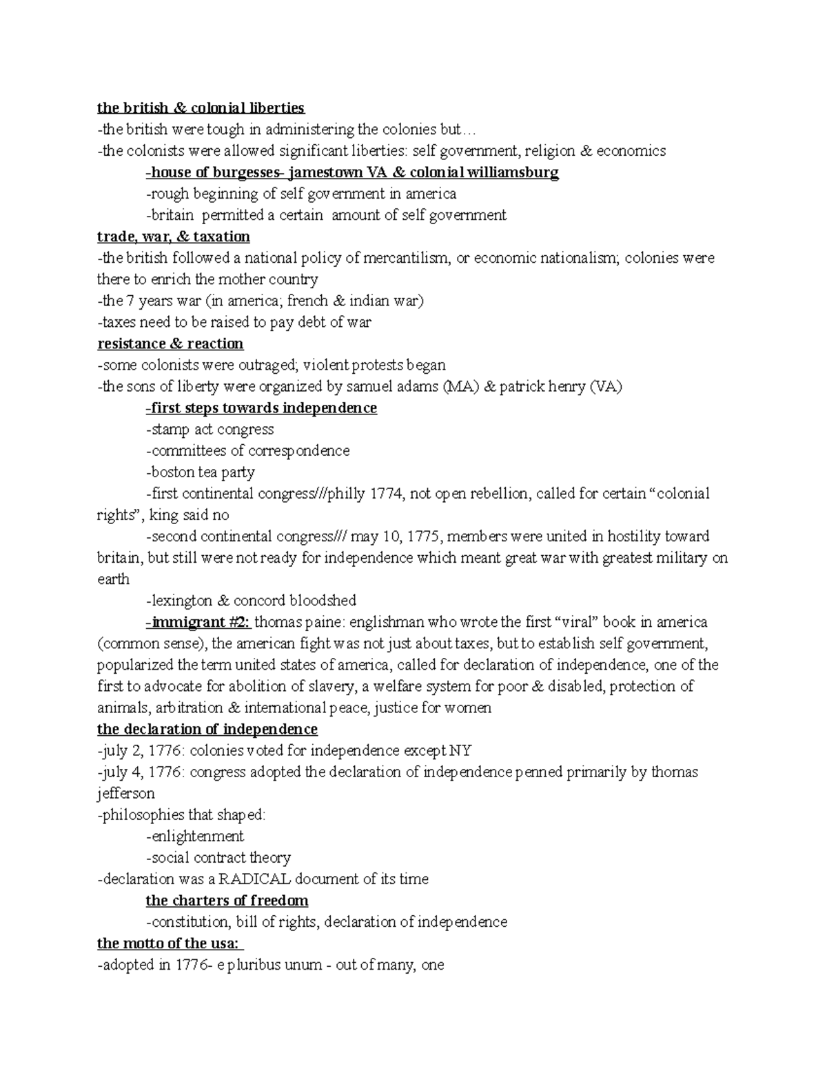 Politics 9-18-17 - Professor Richard Robyn notes directly from ...