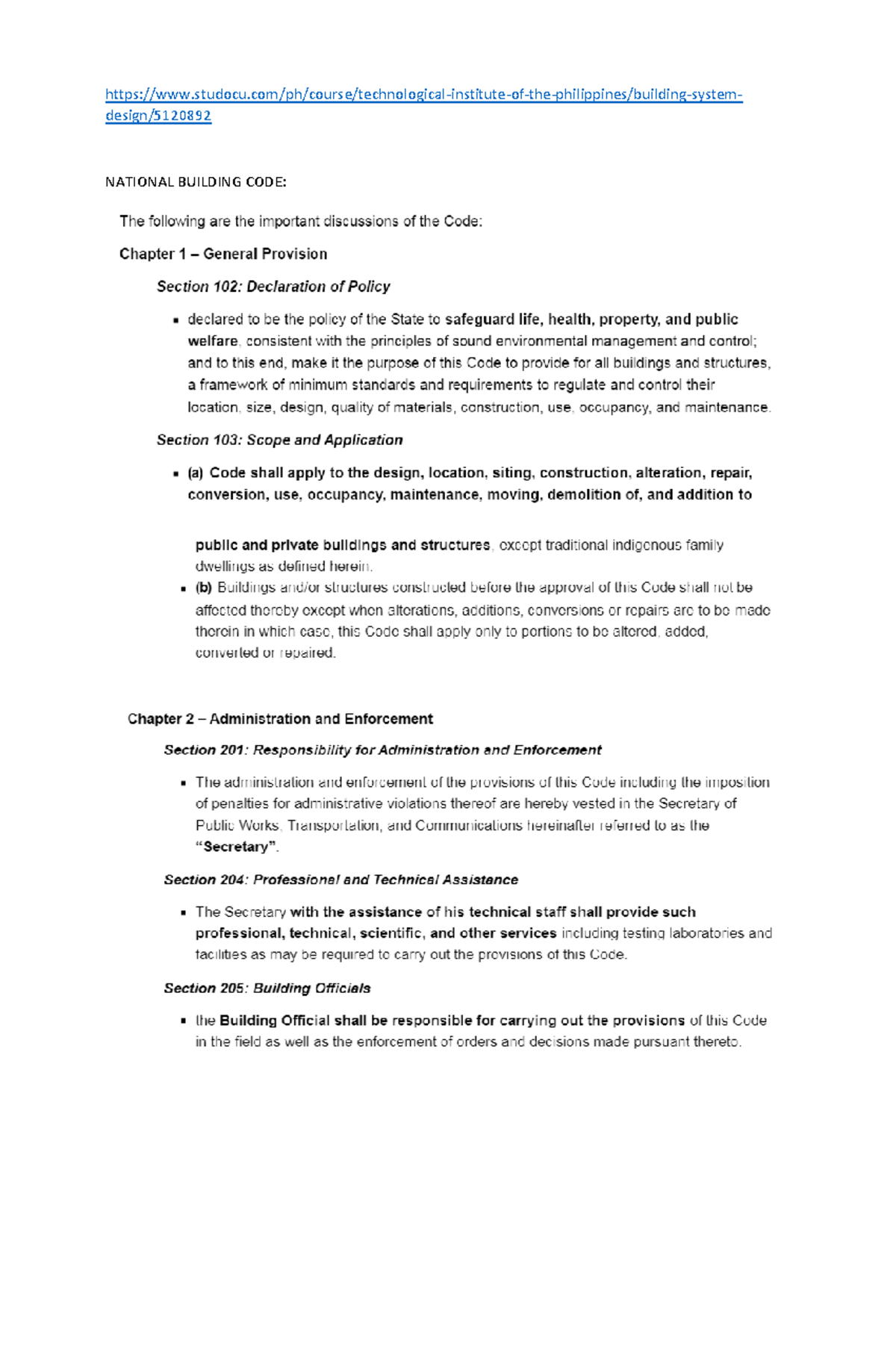 BLDG 1 Module 1 Lesson 1 6 - Civil Engineering - - Studocu