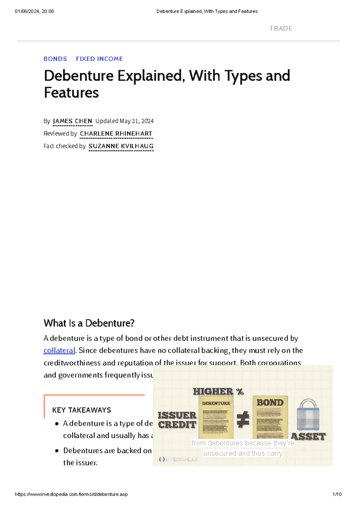 Debenture Explained, With Types and Features - BONDS FIXED INCOME ...