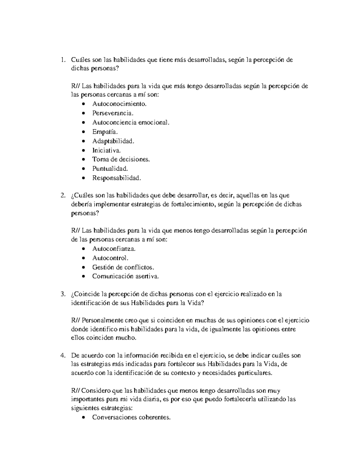 Cómo me ven los demás - Actividad obligatoria acerca de como me ven o ...