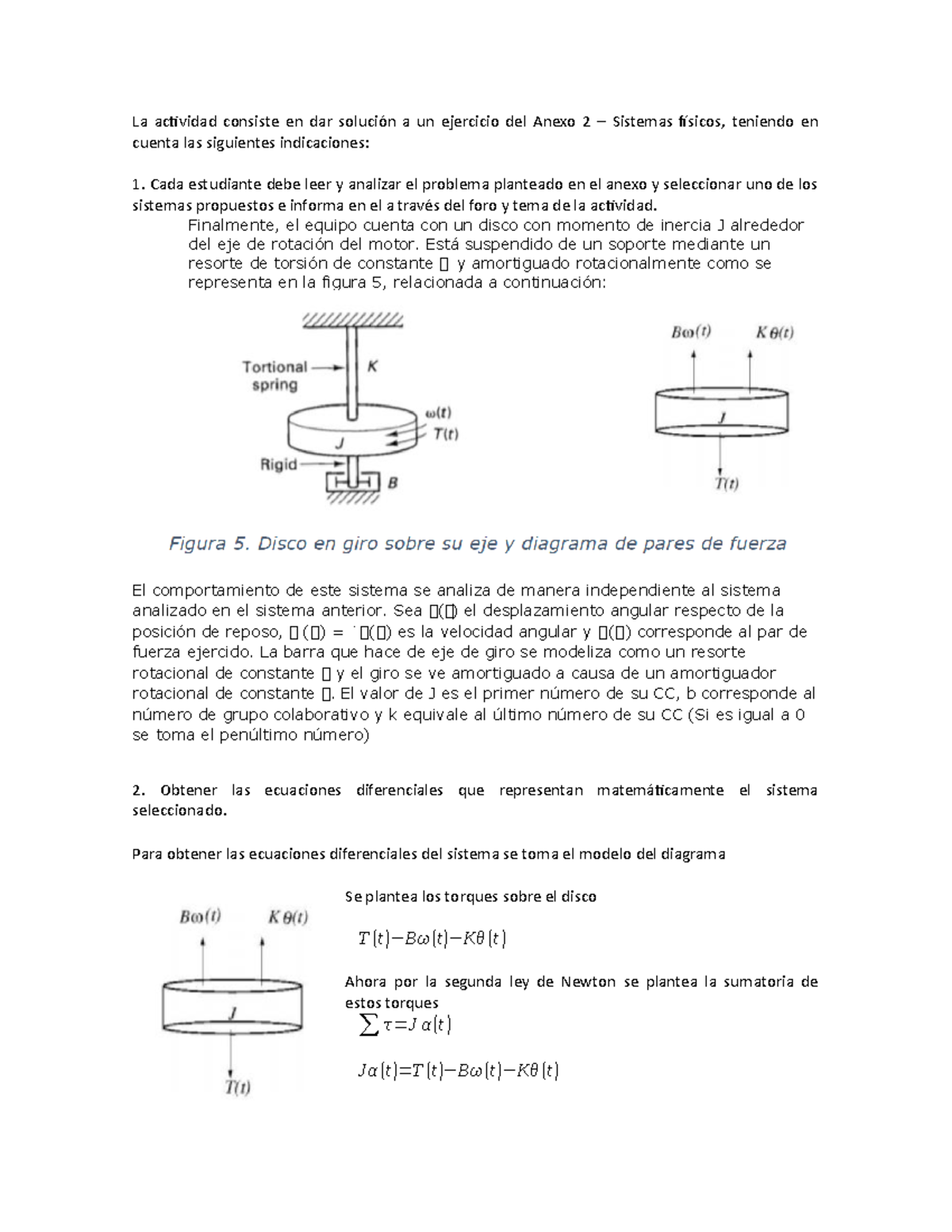 Ricky Andres Criollo - Lecture notes 1-3 - La actividad consiste en dar ...