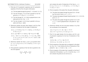 Tutorial 2 - Math 248 (2022) - Mathematics 2B (Math 248) - 2022 ...