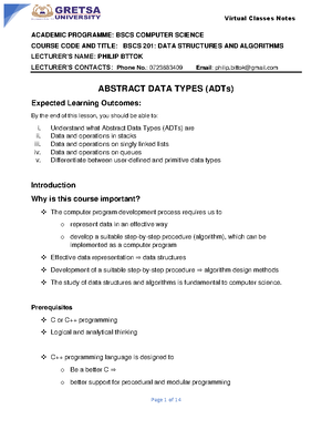 Internet Technologies Notes MAY- August - BSCS 206: INTERNET ...