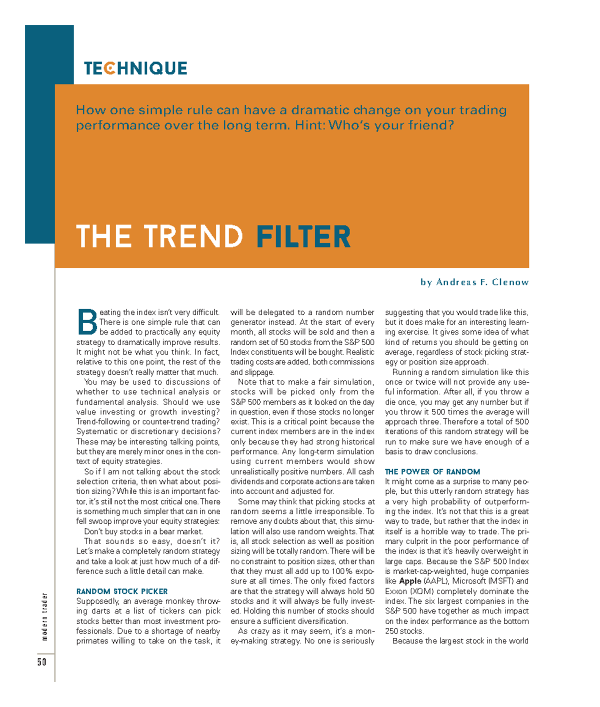 The Trend Filter - mates financieras - 50 m o d e r n t r a d e r ...