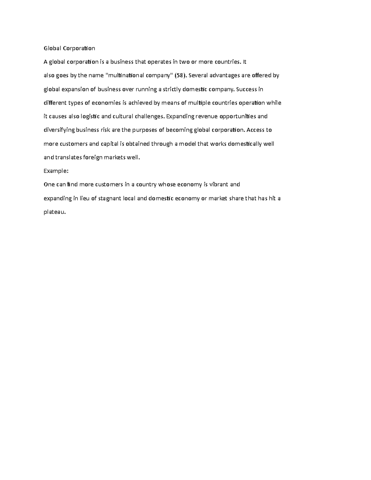 Global-Corporation - A global corporation is a business that operates ...