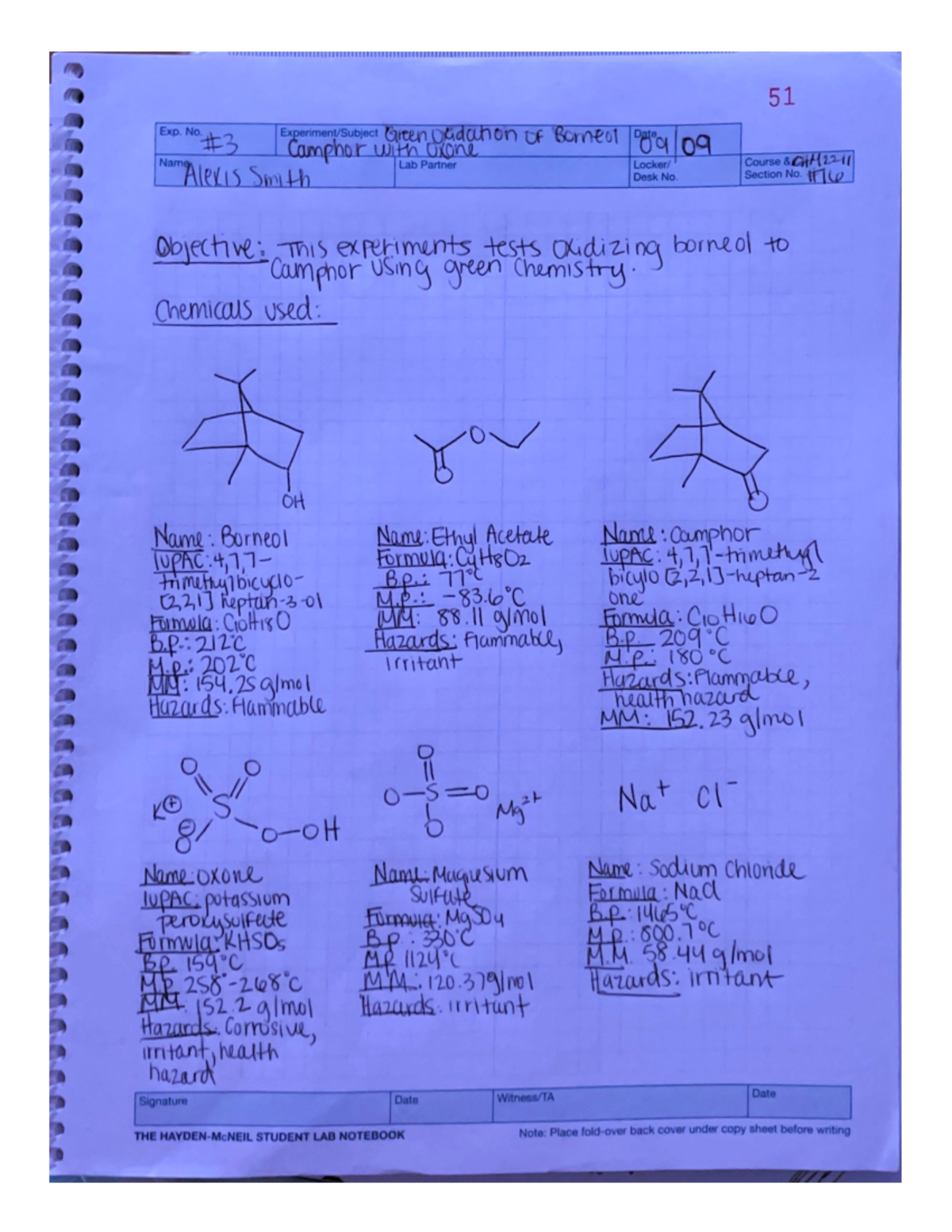 Pre lab 3 - Pre lab 5 for organic chemistry 2 - CHM2211L - Studocu