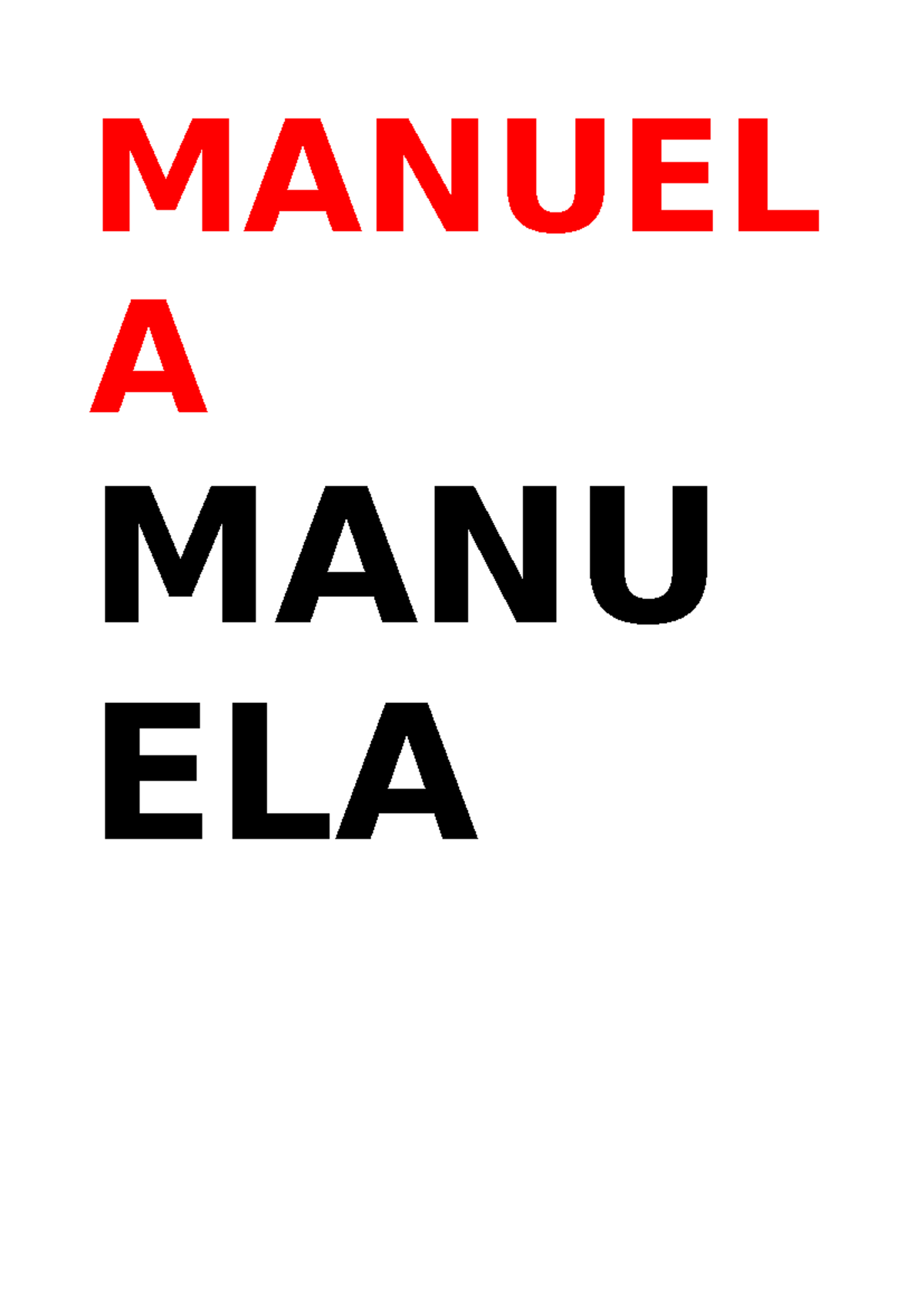Ficha 1 Nomes word - Estagio anos iniciais - MANUEL A MANU ELA SAIMO N ...