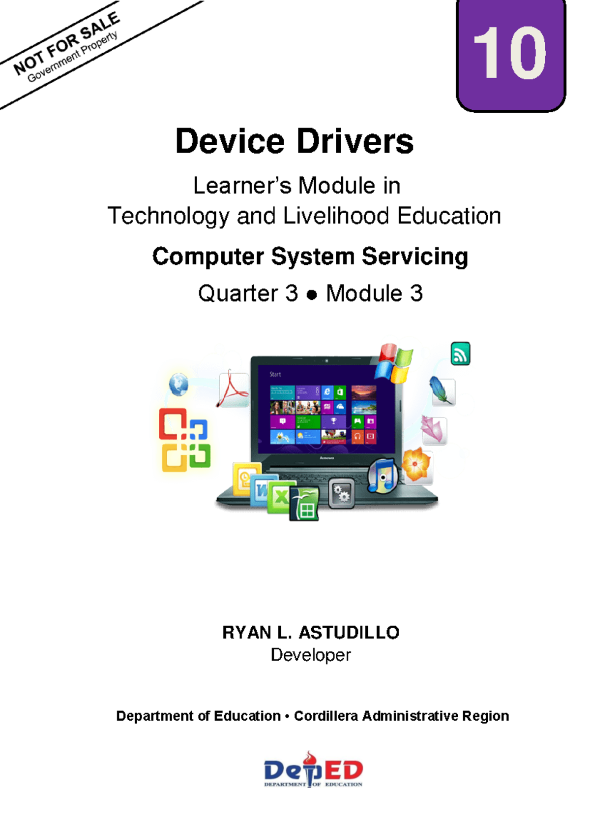Tle10 q3 mod3 device drivers - i Device Drivers Learner’s Module in Technology and Livelihood ...