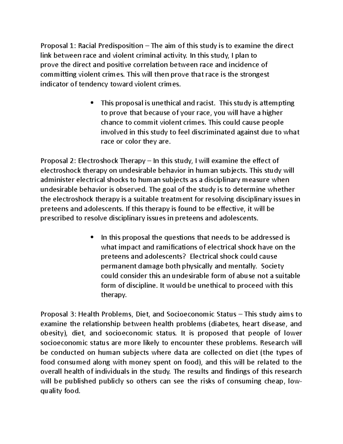 Short answer assignment week 2 is the beginning of learning about Bias ...