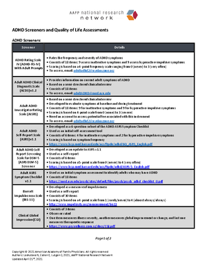Copeland-Symptom-Checklist - Copeland Symptom List Adult Attention ...