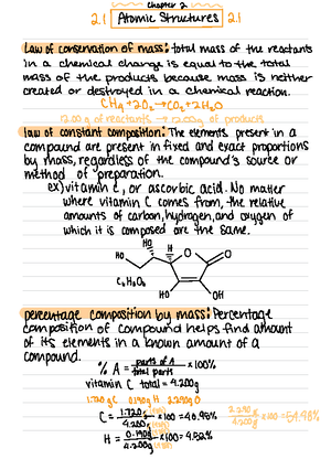 Chem 100 CH 3 Notes - Molecules and 0h chemical bonds 0h Ionic ...
