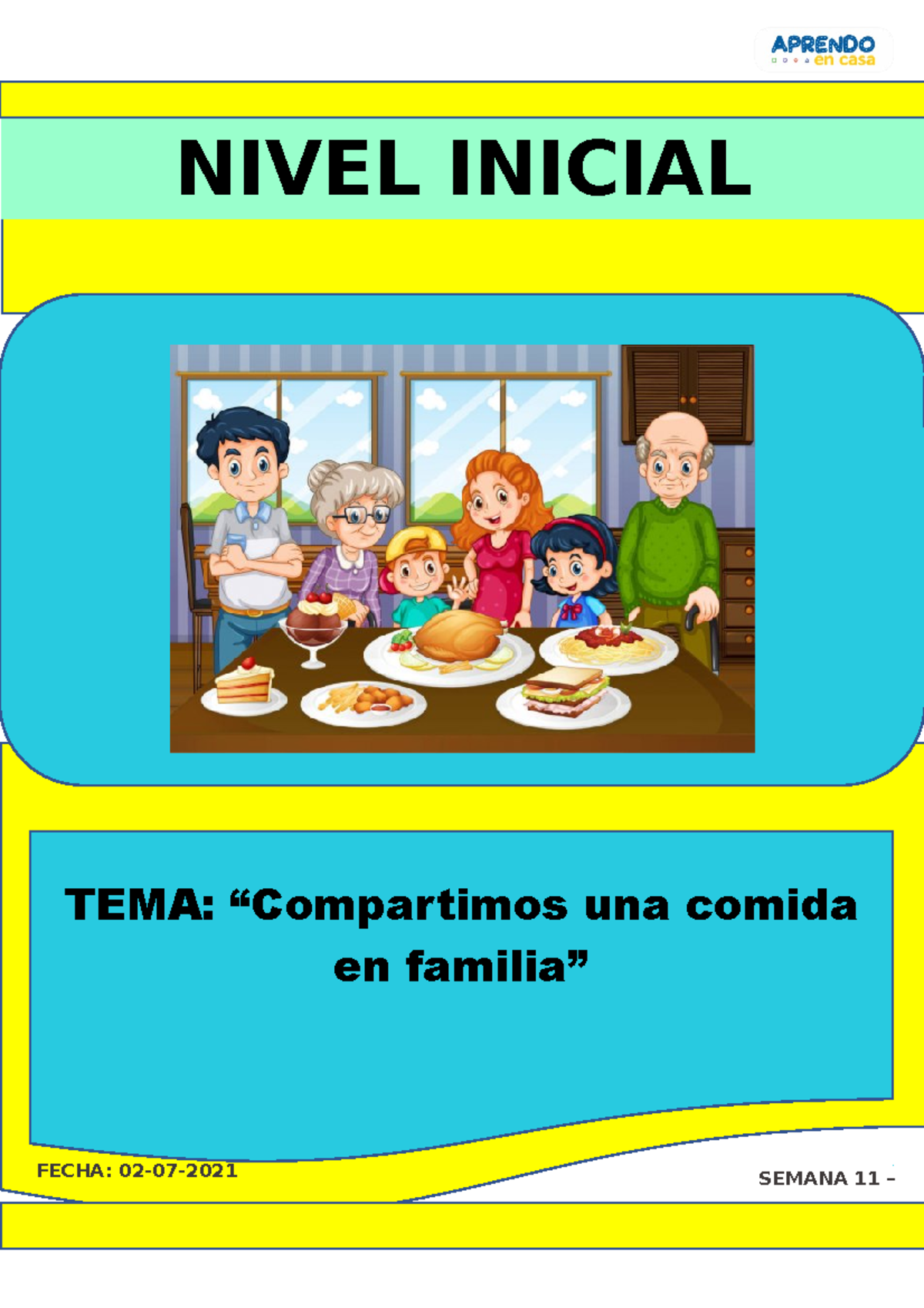 Sesion 05-02-07-21 TV Inicial - NIVEL INICIAL SEMANA 11 – INICIAL FECHA ...