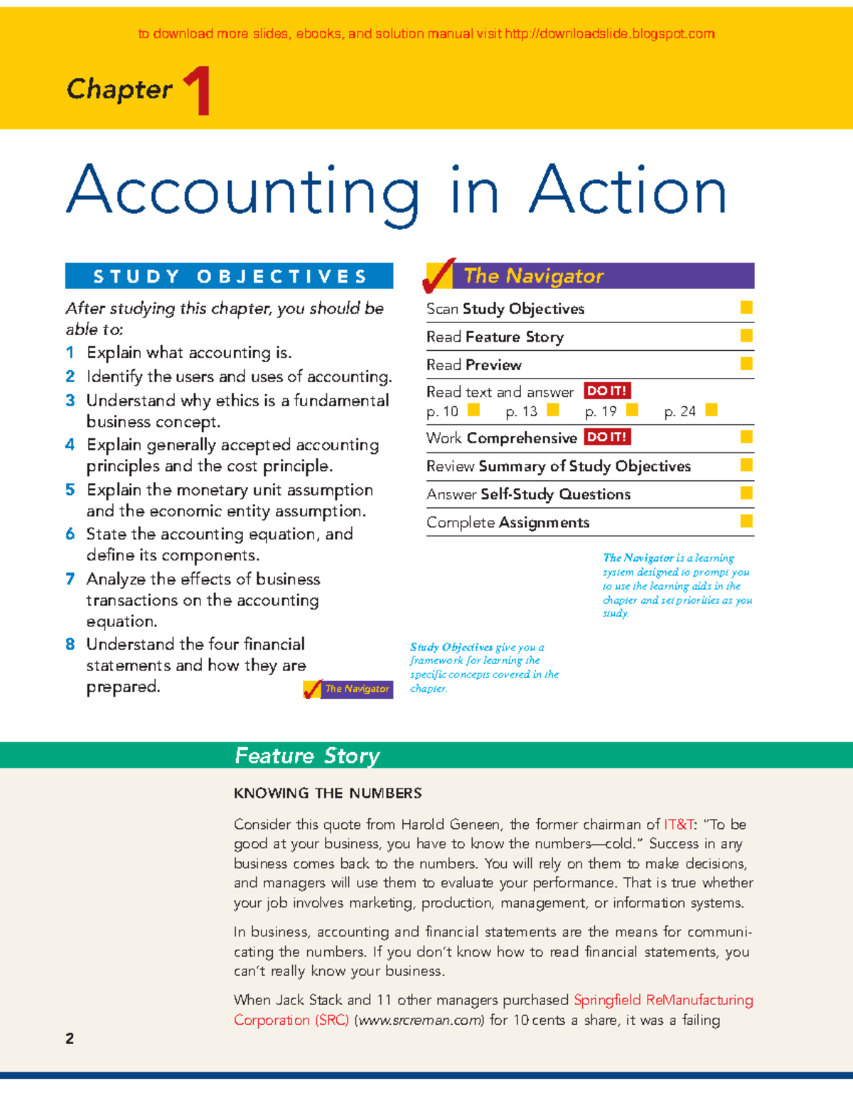 Accounting In Action - Lecture notes 1 - 2 Chapter Accounting in Action ...