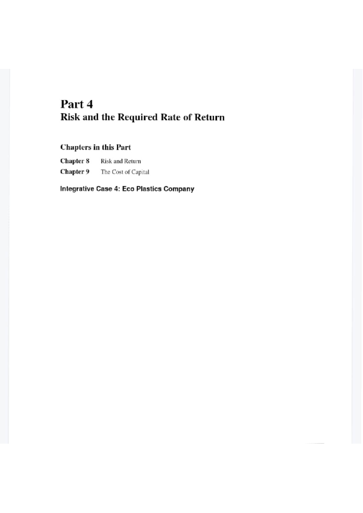 Risk 13edition solve - Risk and return solution for principles of financial management by gitman ...