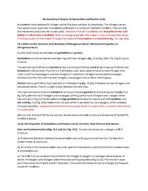 Exam 2 - biochemistry 2 - Study guide test 2 Strategies of nucleotide ...